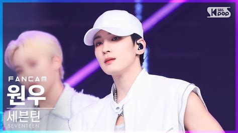 K Hot Seventeen Wonwoo Fancam Sbs Inkigayo