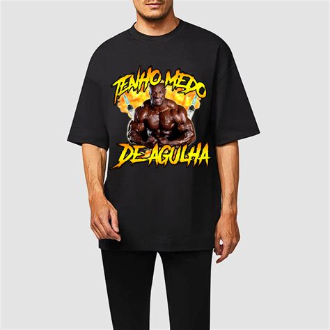 T Shirt Classic Camiseta RestPause Tenho Medo De Agulha Inspirada R