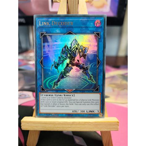 KW2 Yugioh EN UK Thẻ bài Link Decoder BLMR EN013 Ultra Rare 1st