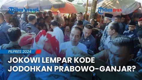 AKSI Jokowi Ajak Prabowo Ganjar Blusukan Di Pasar Pengamat Ungkap Kode