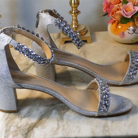 Jewel Badgley Mischka Shoes Nib Euc Sparkling Sexy Jewel Badgley
