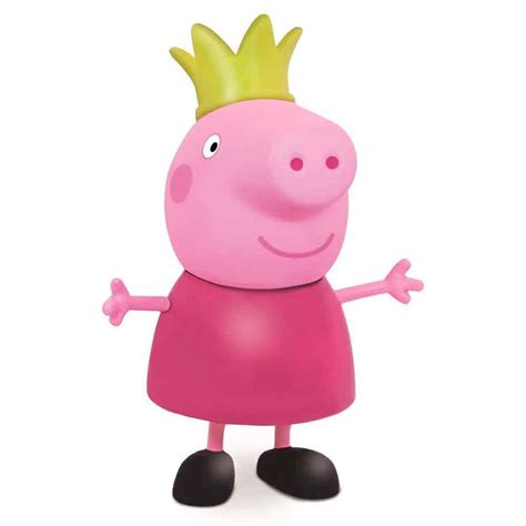 Kit Bonecos Porquinhos George Pig Peppa Pig Princesa 15cm Brinquedo