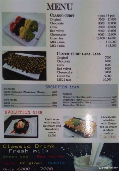 Selalu Diperbarui Menu Classic Cubit Beji Depok