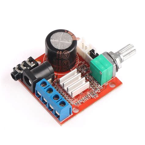 DROK Mini Stereo Audio Amplify Board Digital Portable Ampli Module