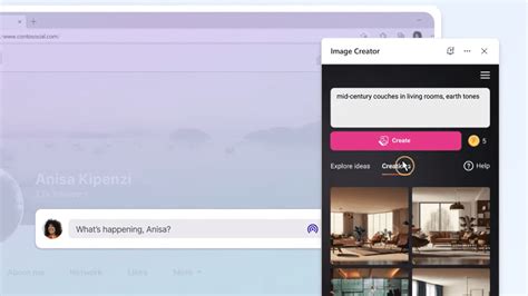 Microsoft Edge Updated With AI Image Creator