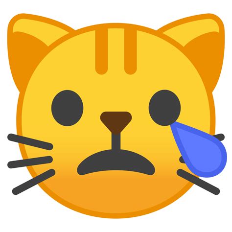 Crying Cat Face Icon Noto Emoji Smileys Iconset Google