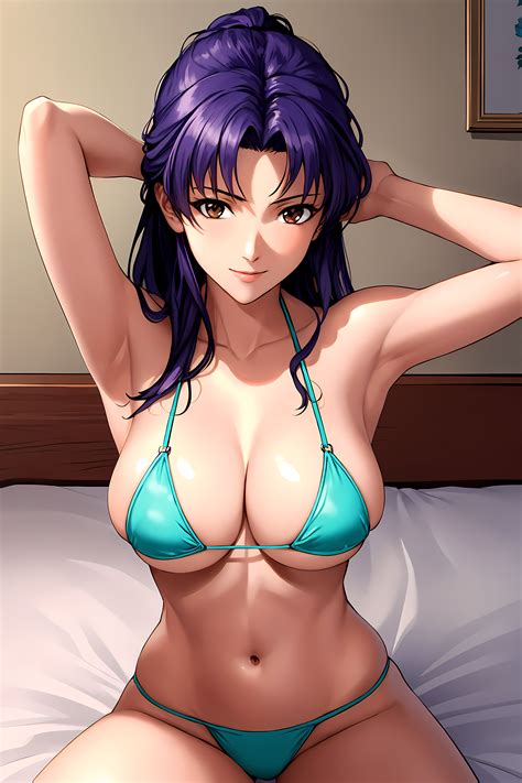 Rule 34 Ai Generated Breasts Female Female Only Looking At Viewer Misato Katsuragi Nai