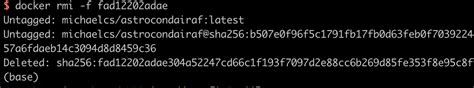 error response from daemon conflict unable to remove repository reference michaelcs
