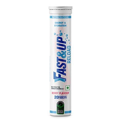 Fast Up Reload Electrolyte Energy And Hydration Drink 20 Effervescent