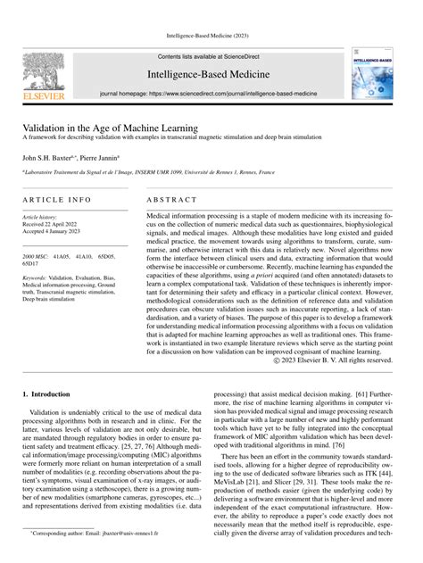 pdf validation in the age of machine learning a framework for describing validation with
