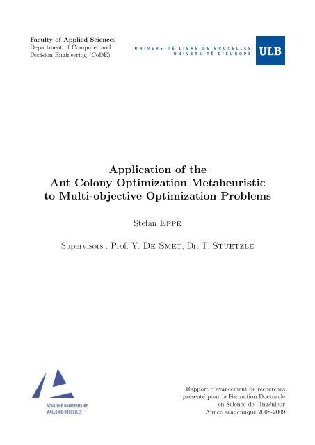 application of the ant colony optimization metaheuristic to code