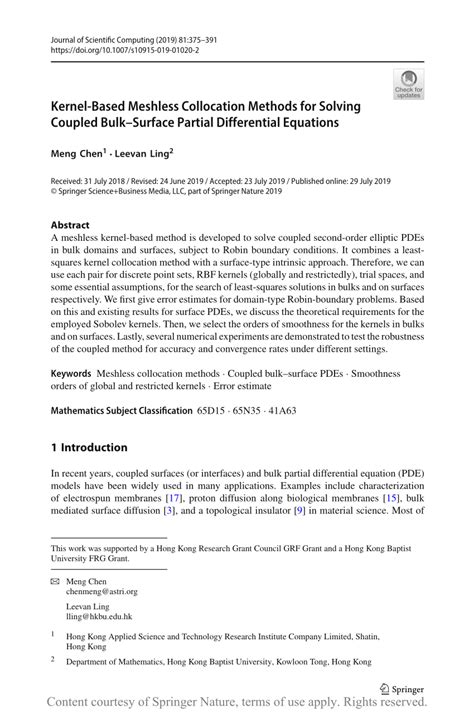 kernel based meshless collocation methods for solving coupled bulk surface partial differential