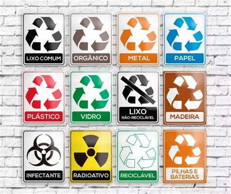 Simbolos Das Lixeiras Reciclaveis Zuledu