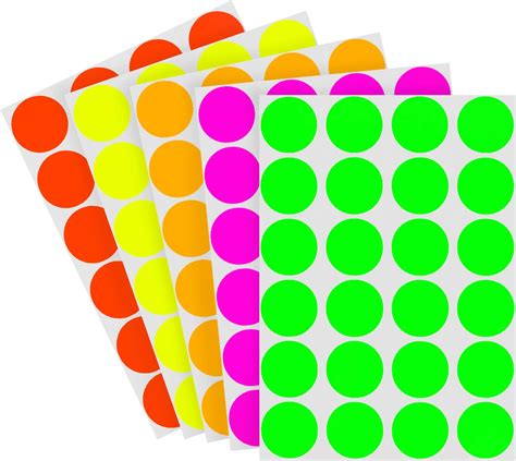 Amazon Avery Removable Print Or Write Dot Stickers 3 4 Inch