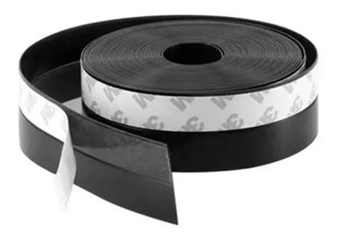 Fita Vedação Veda Protetor Porta Janela Fresta Adesivo Preto Frete grátis