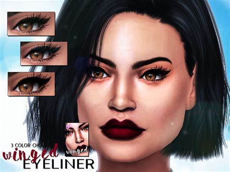 The Sims Resource Winged Eyeliner