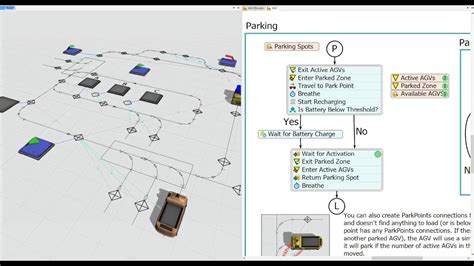 Agv Simulation With New Flexsim Process Flow Template Youtube