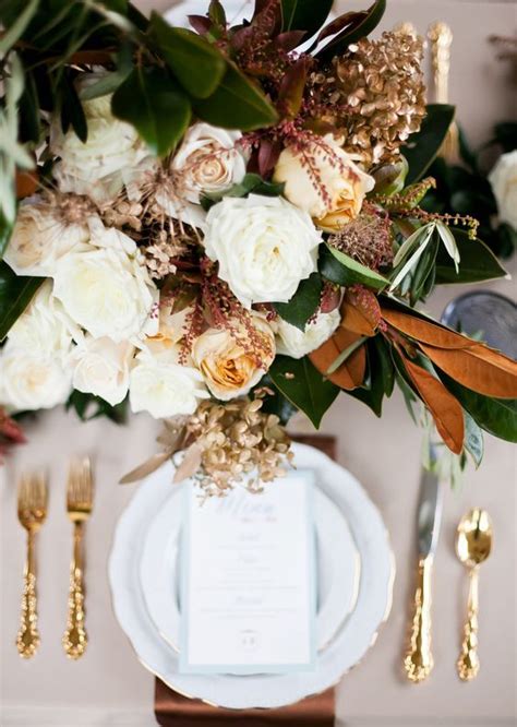 Winter Wedding Place Setting Ideas 39 Hi Miss Puff