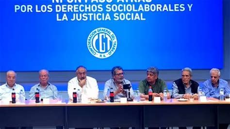 La CGT convocó a un paro nacional para el 24 de enero con marcha al