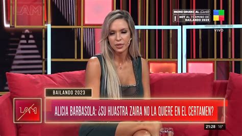 Alicia Barbasola Censurada En El Bailando Por Zaira Nara Youtube