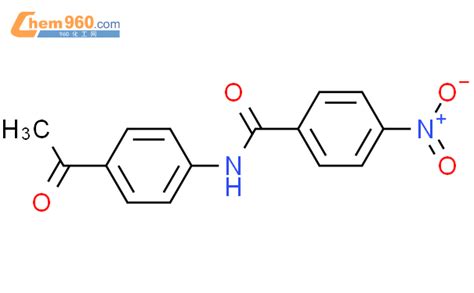 62507 48 6 Benzamide N 4 acetylphenyl 4 nitro 化学式结构式分子式molsmiles