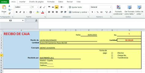 Recibo de Caja Concepto Elementos Cómo Hacer y Formato