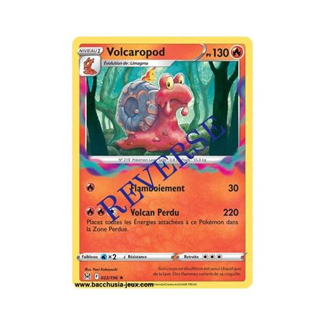Carte Pokémon EB11 022 196 Volcaropod RARE Reverse