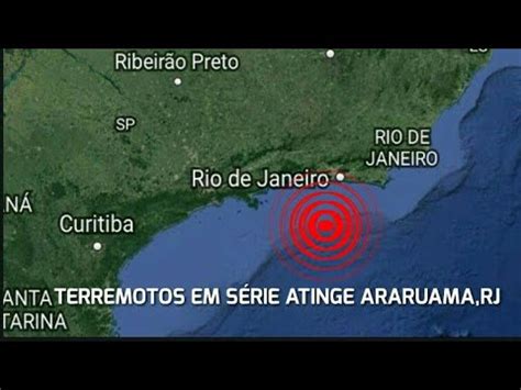 Terremotos em série são sentidos em intervalo de 40 minutos em Araruama