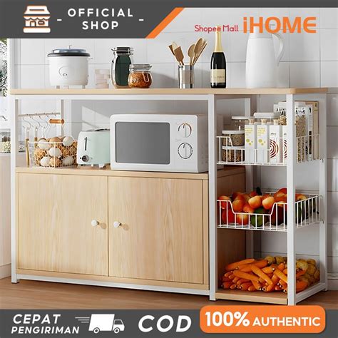 Jual IHOME Rak Dapur Rak Oven Microwave Lemari Dapur Rak Oven