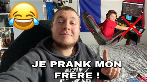 PRANK JE FAIS CROIRE À MON FRÈRE QUE SON ORDINATEUR EST CASSÉ Rien