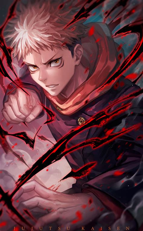 Itadori Yuuji Jujutsu Kaisen Drawn By Tamausagi M Danbooru