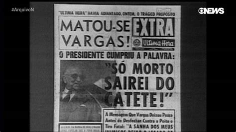 Vídeo Arquivo N relembra o suicídio de Getúlio e o desfecho do governo