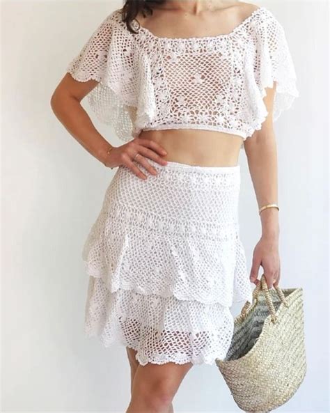 Pin by Silvana Estrela on roupa crochê Crochet dress Crochet fashion