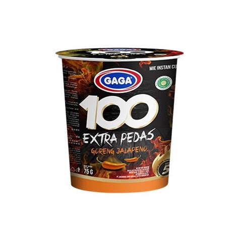 Jual MIE GAGA 100 Mi Cup Extra Pedas Goreng Jalapeno 75g Spicy Fried