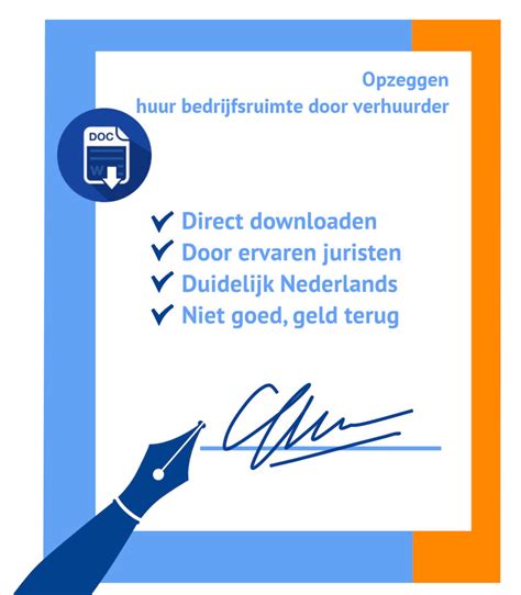 Voorbeeldbrief Opzeggen Huur Door Verhuurder