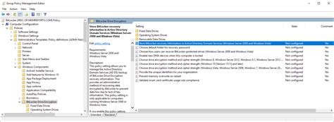 How To Enable Bitlocker Recovery Information To Active Directory