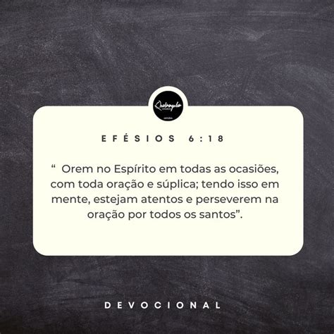 Devocional diário em 2024 Efésios 6 Oração Devocionais