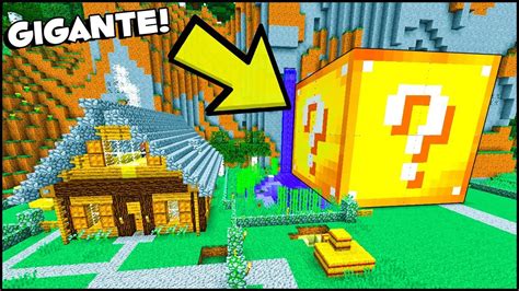 Lucky Block Giganti Su Minecraft Ita Pi Grandi Di Una Casa Youtube