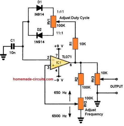 Accurate Square Wave Oscillator Circuits Homemade Circuit Projects