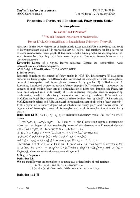 pdf properties of degree set of intuitionistic fuzzy graphs under isomorphisms