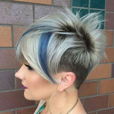 Glowing Undercut Short Hairstyles For Women Page Of