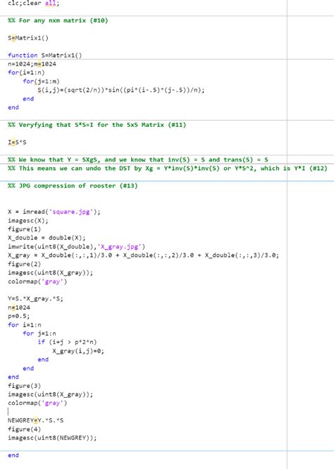 4 image compression 4 1 the discrete sine transform