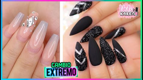 CAMBIO EXTREMO en UÑAS con PIXIES Clienta NailsByKaren YouTube