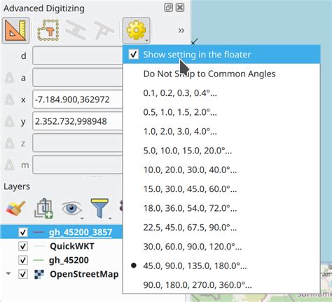 Feature Advanced Digitizing More Common Angle Options Request In