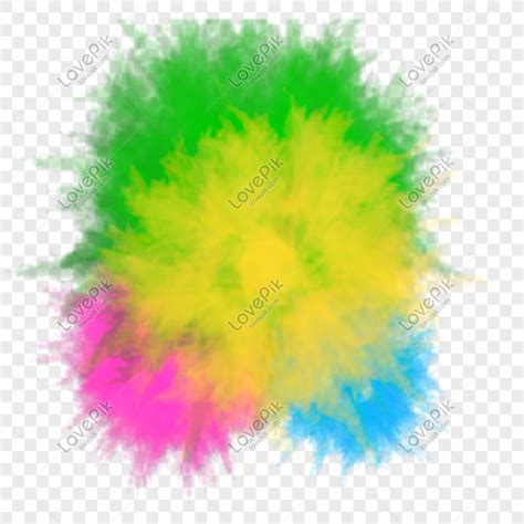 Colored Powder Explosion Element Color Powder Explosion PNG Free
