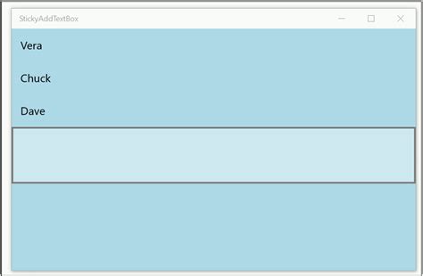 UWP XAML How To Create A ListView That Has A TextBox Just Below The