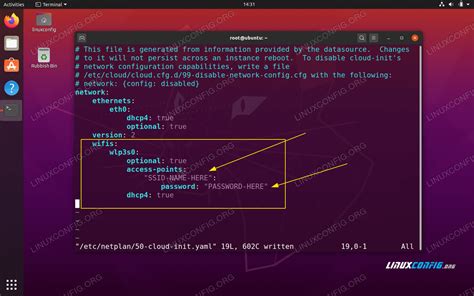ubuntu server 20 04 connect to wifi from command line linux tutorials learn linux configuration