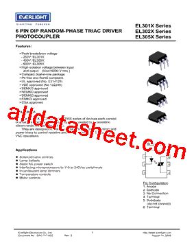 El Datasheet Pdf Everlight Electronics Co Ltd