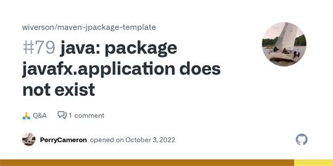 Java Package Javafx Application Does Not Exist Wiverson Maven