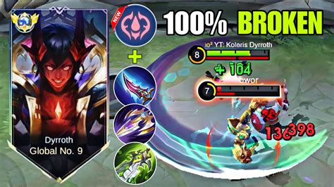 Dyrroth Best Trick To Dominate In Exp Lane Build Reccommended